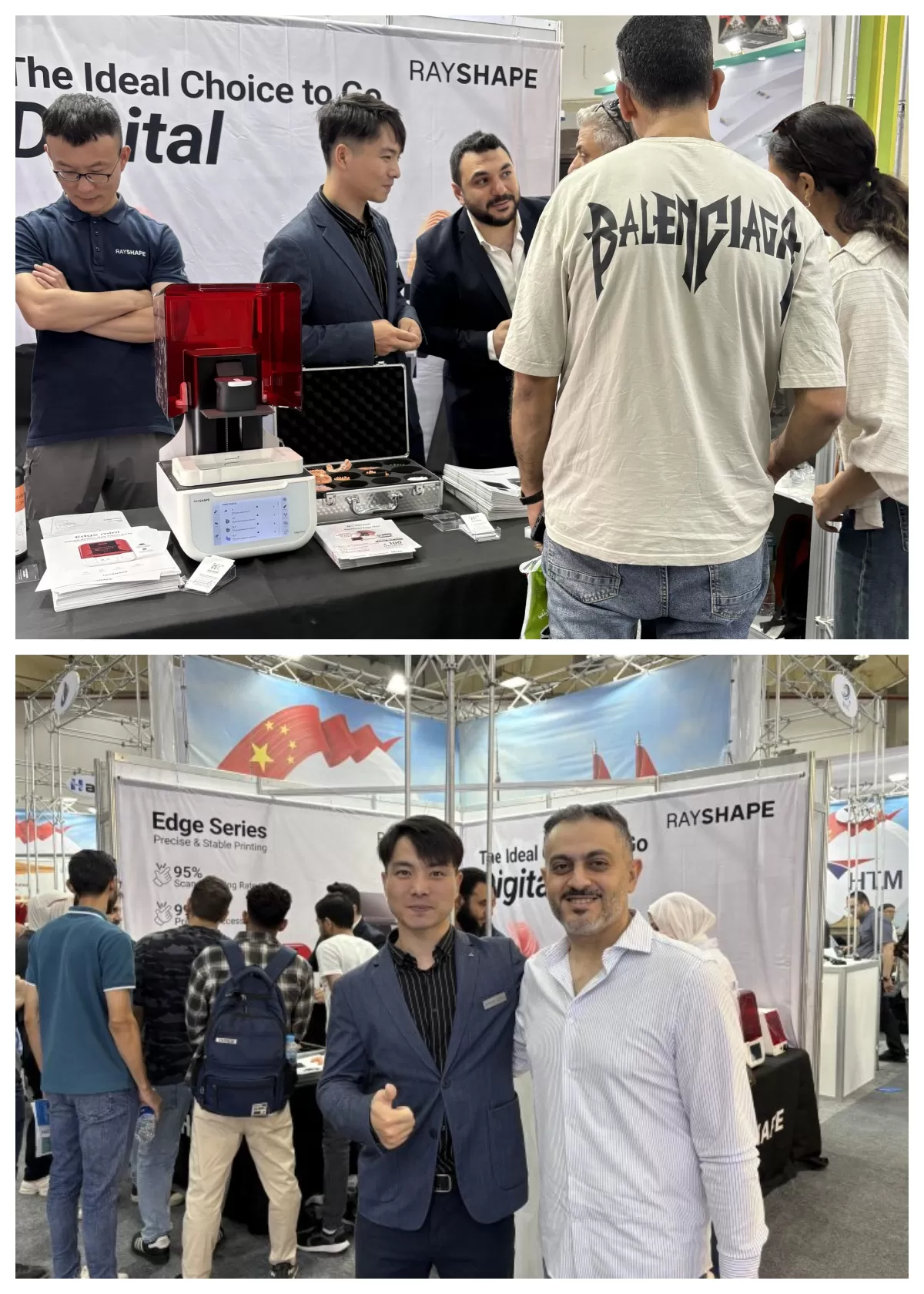 Chinese Intelligence Shines in Cairo! RAYSHAPE Edge mini Becomes the Focus of IDEX Egypt with ...